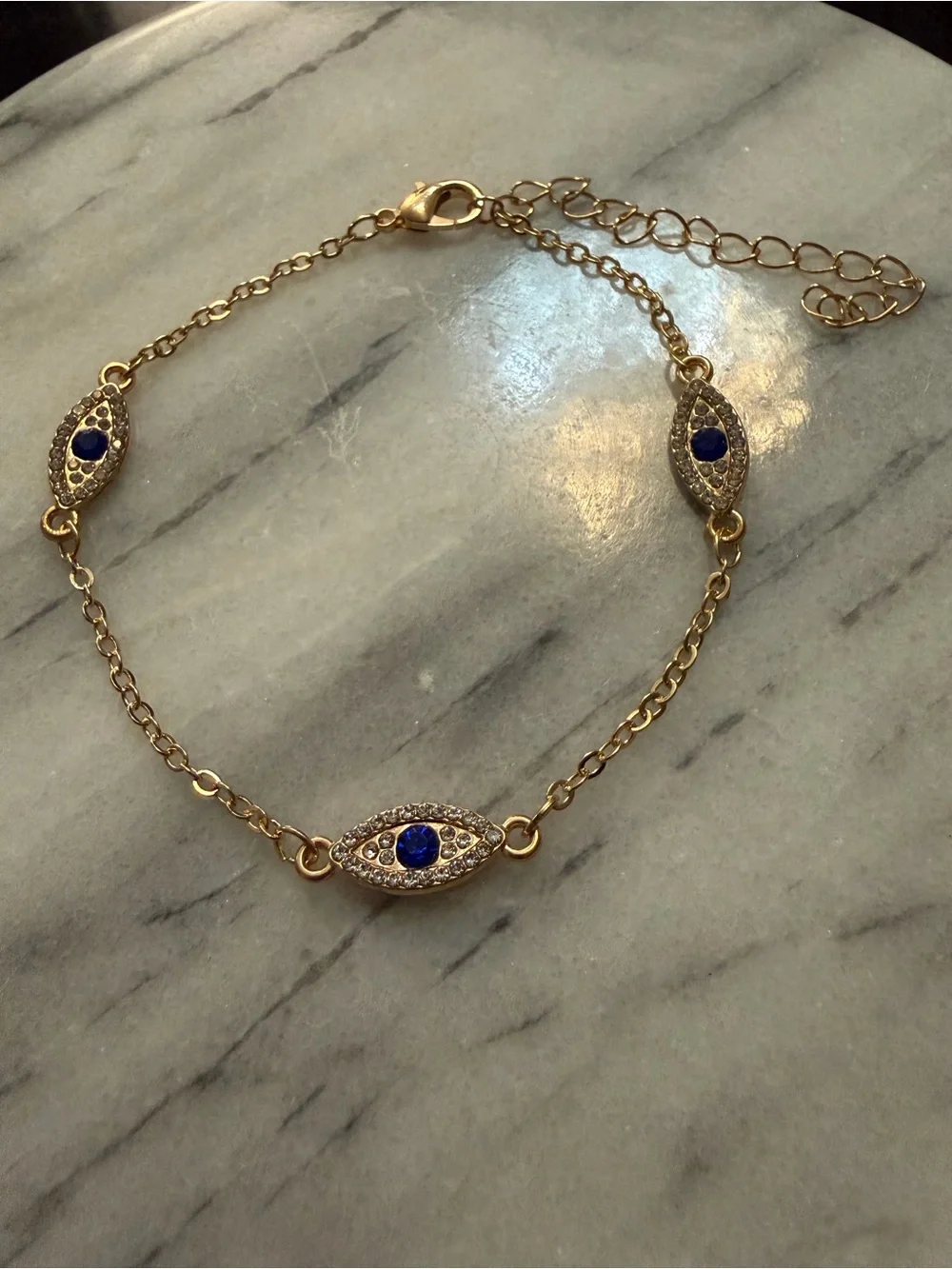 Jewelry | Evil Eye Bracelet Gold Tone | Poshmark